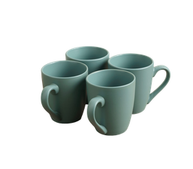Ceramic Tea Mug Set - Set Of 4 | Shop Today. Get it Tomorrow ...