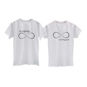 Forever Together: Infinity & Beyond Couple Shirts -White | Shop Today ...