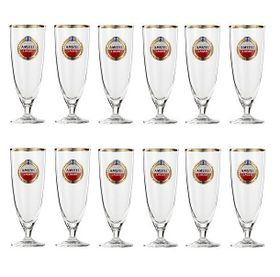 Amstel Draught Glasses 500ml Beer Glasses - 12 Pack | Shop Today. Get ...