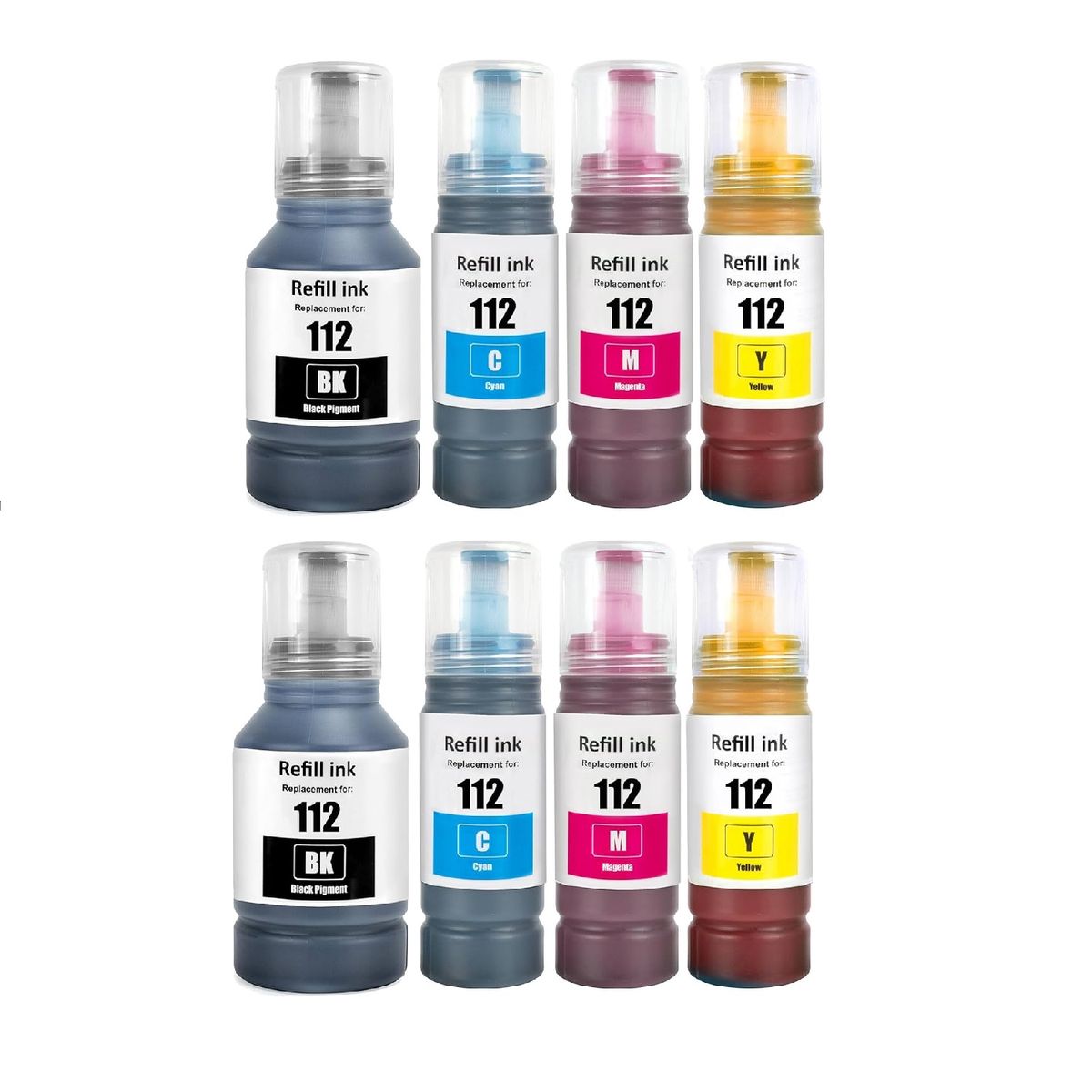 Camboro compatible Ink set x 8 is compatible with Epson 112 | Shop ...