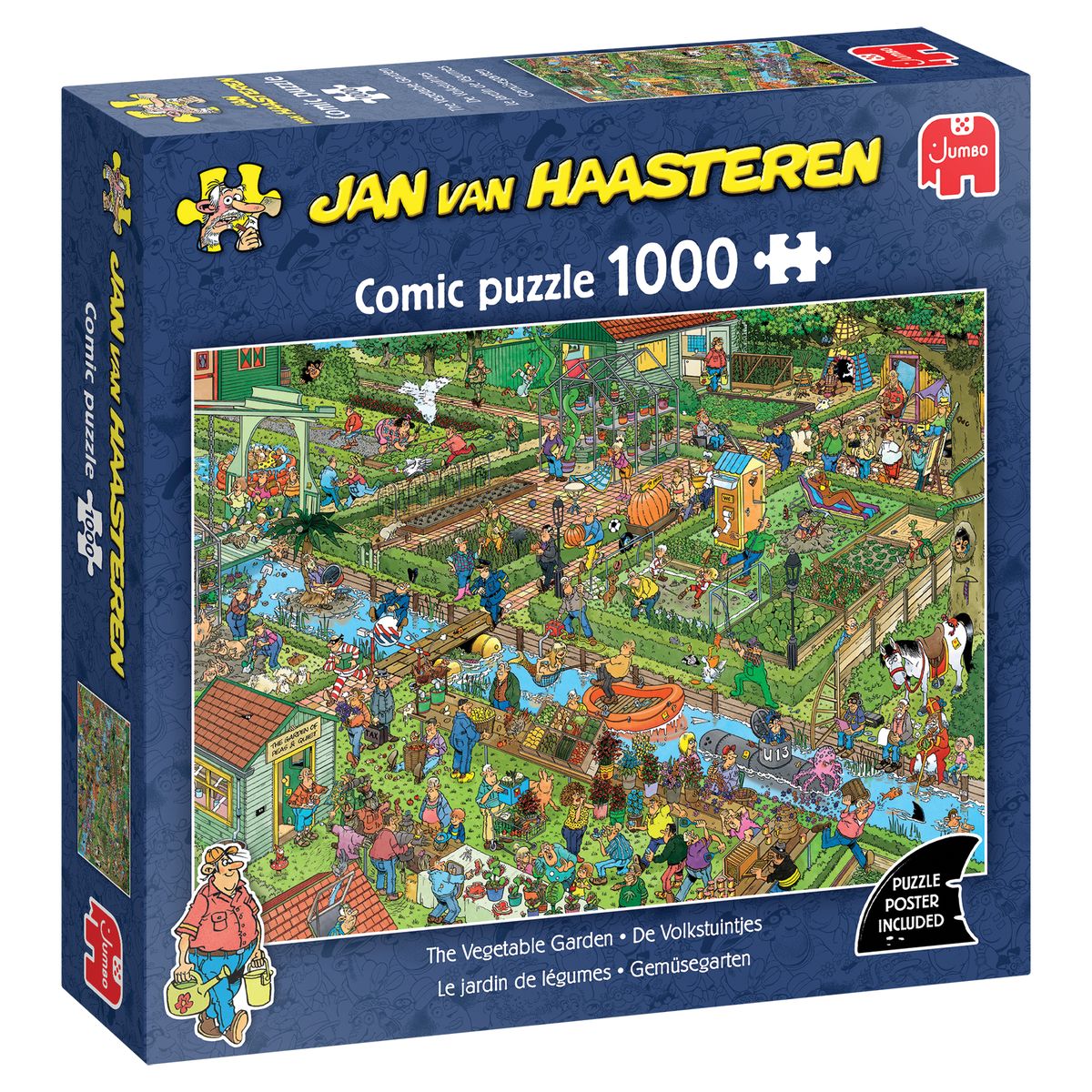Jumbo Jan van Haasteren - The Vegetable Garden Puzzle - 1000 Pieces ...