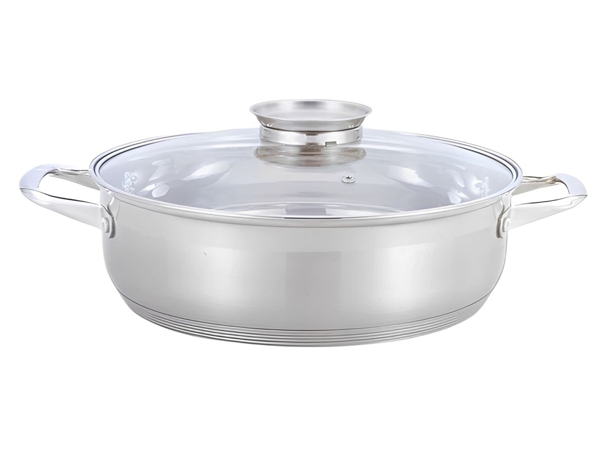 Rolux Stainless Steel Pot With Glass Lid | Shop Today. Get it Tomorrow ...