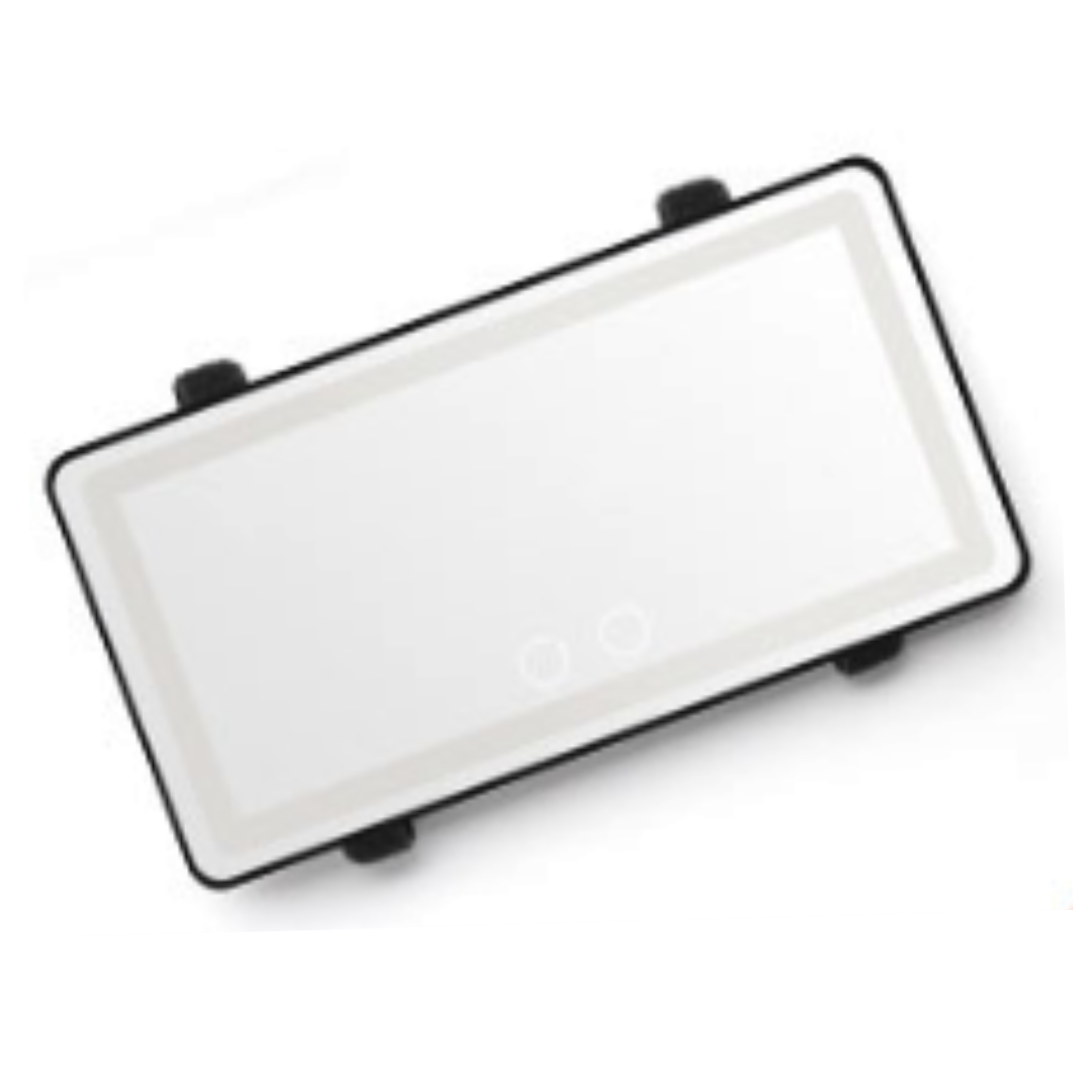 Smart Touch Car Visor Vanity Mirror Rechargeable 3 Light Modes & LED ...