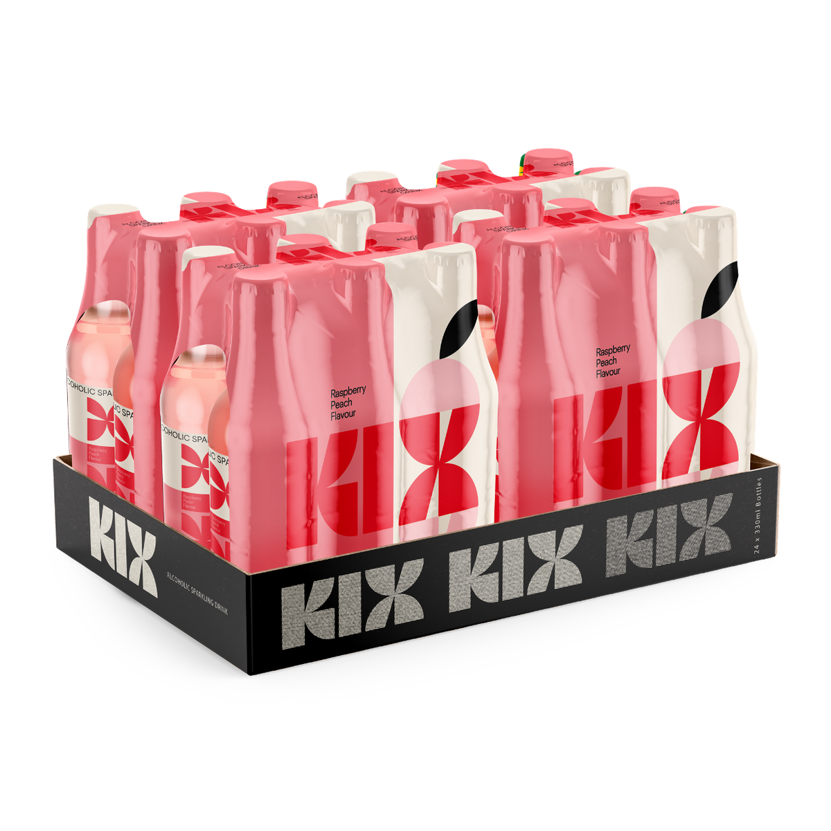 KIX Rose Raspberry Peach Spritzer 24 X 330ml NRB Shop Today Get It