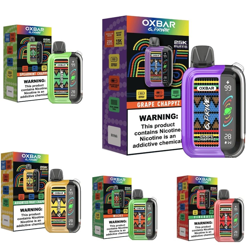 Oxbar G Prime 25000 Puffs Disposable Vape (Pack of 5) SA Edition | Shop ...
