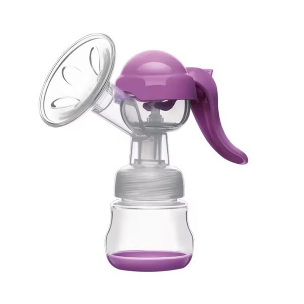 Baby Breastfeeding Pump Single Manual Breast Milk Pump -Purple | Shop ...