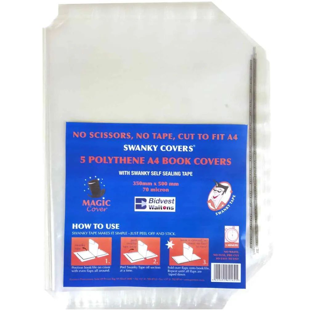 Magic Cover Swanky Poly Clear Plastic Covers A4 x 2 | Shop Today. Get ...