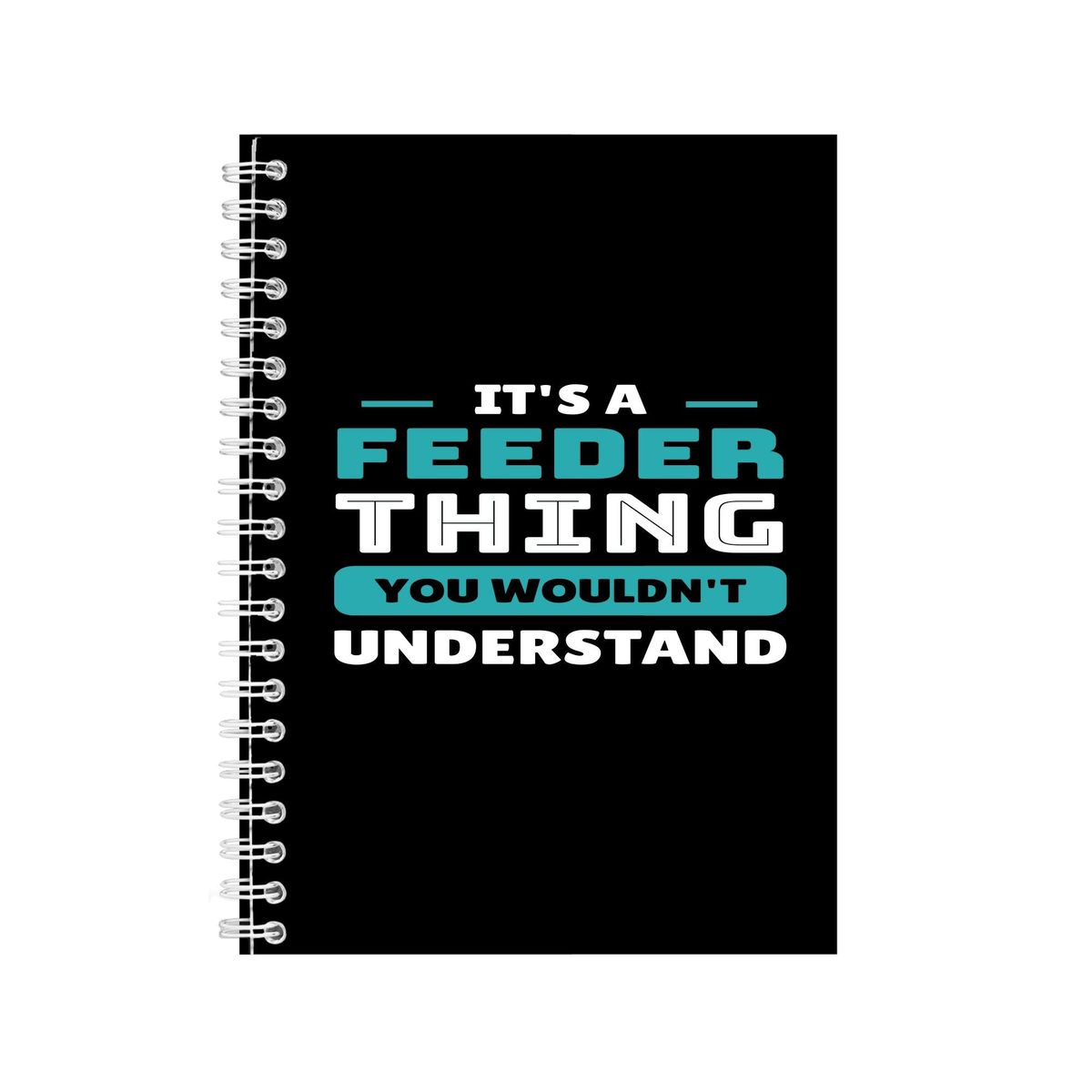 Feeder A5 Notebook Spiral and Lined with Job Quotes Graphic Notepad ...