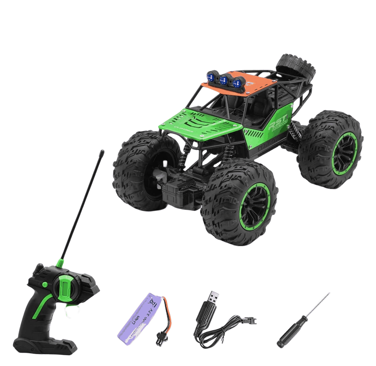 Remote Control Car, 4WD Off-Road RC Car Remote Control Monster Truck ...