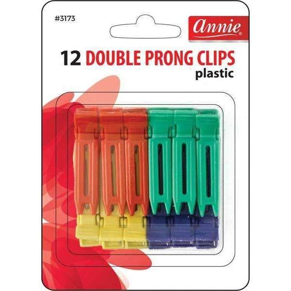 ANN03173 - Annie - Double Prong Clips 12Ct Asst Color - 6 Pack | Shop ...