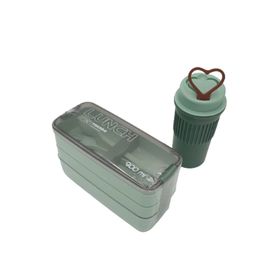 Green Bento Food Storage Lunch Box Set And Bottle | Shop Today. Get it ...