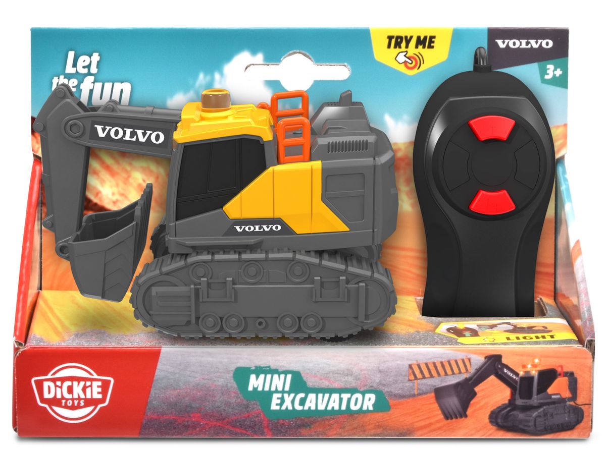 Dickie Toys Volvo Mini Excavator | Shop Today. Get it Tomorrow ...