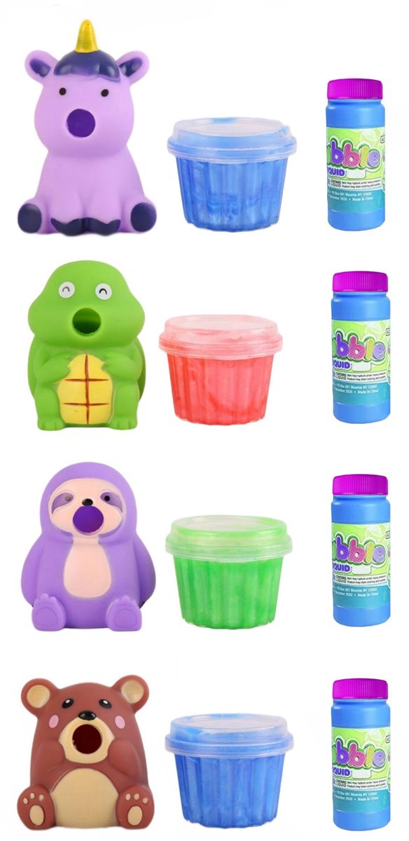 Set of 4 Puking Character Slime Suckers + Bubbles | Shop Today. Get it ...