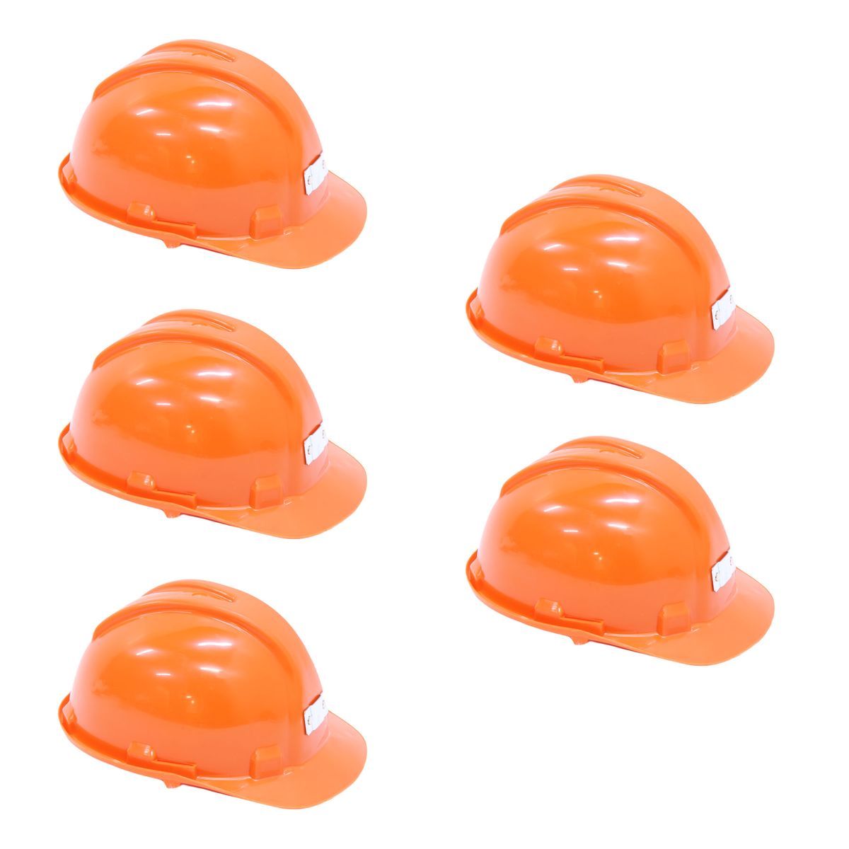 Hard Hat - Worker Safety Helmet - Orange - 5 Pack | Shop Today. Get it ...