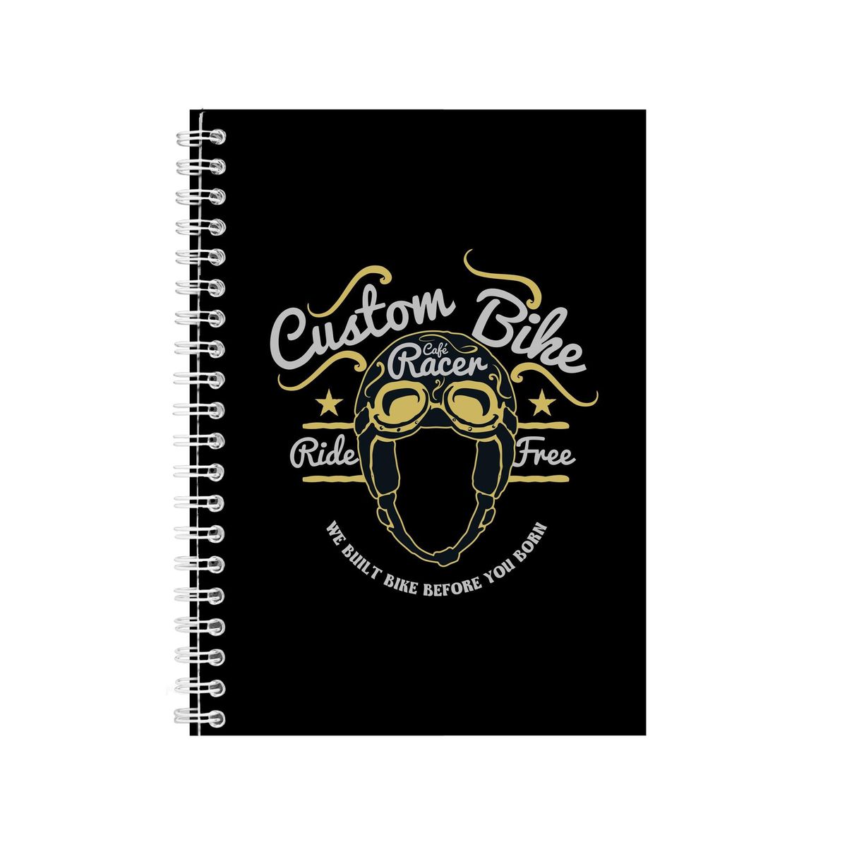 Custom Bike Notebook Biker Gift Idea A5 Notepad 145 | Shop Today. Get ...