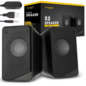 T-WOLF S2 Desktop Speakers | Shop Today. Get it Tomorrow! | takealot.com