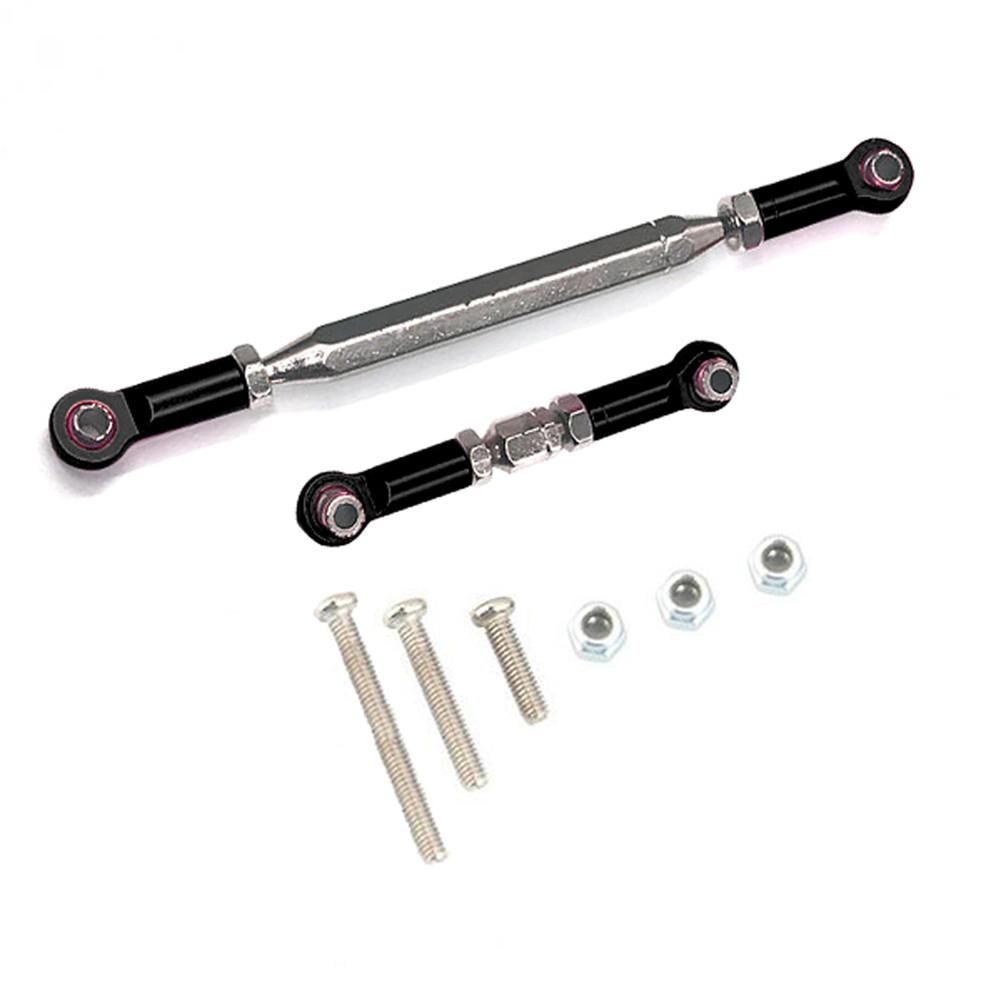 Metal Adjustable Steering Linkage Servo Link Pull Rod Turnbuckle for MN ...