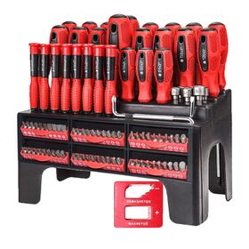 Professional 100-Piece Magnetic Screwdriver and Bit Set | Shop Today ...