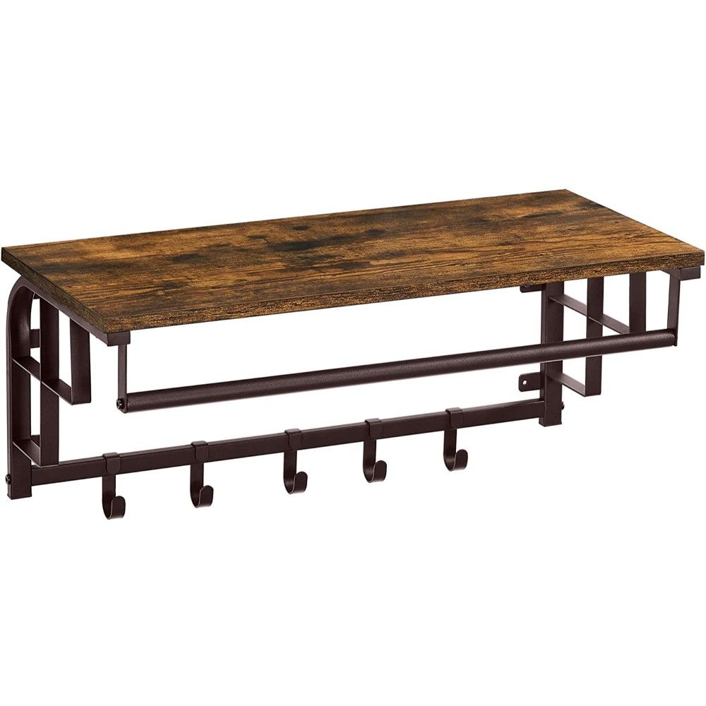 Bragg Havana Wall Mounted Coat Rack - Brown | Shop Today. Get it ...