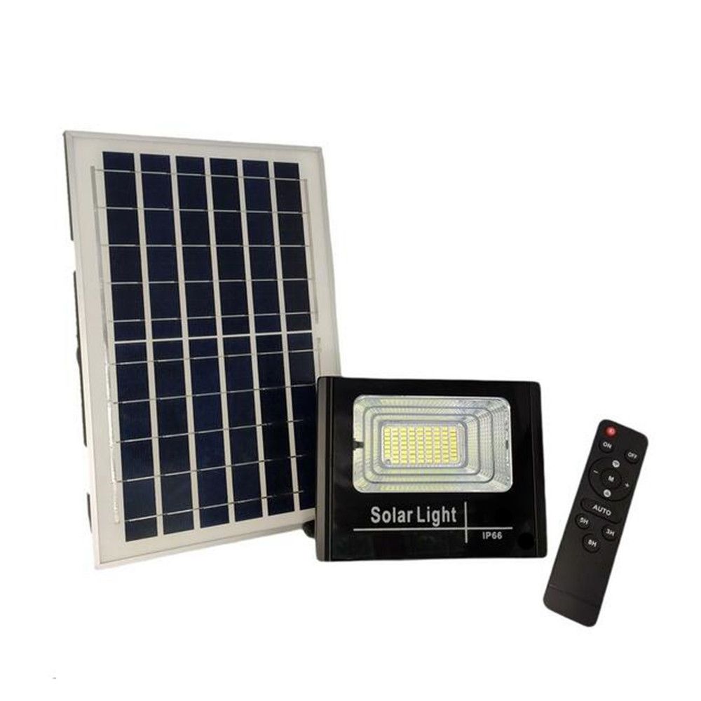 Led Solar Powered Outdoor Indoor Split Floodlights 25W Solar Flood