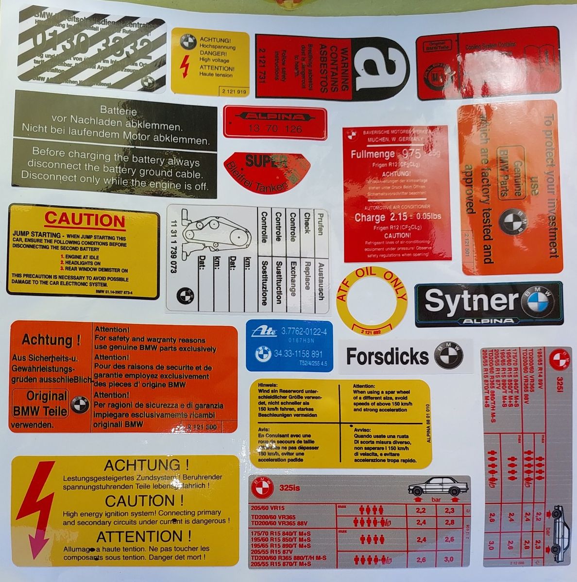 Sticker Kit Compatible with BMW E30 | Shop Today. Get it Tomorrow ...