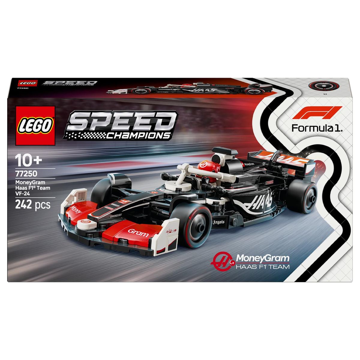 LEGO® Speed Champions MoneyGram Haas F1® Team VF-24 Race Car Toy ...