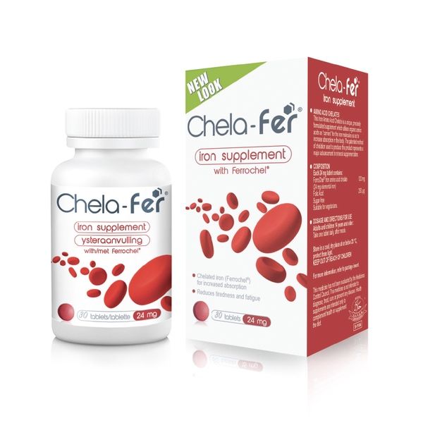 Chela-Fer Iron Supplement 24 mg 30 Tablets | Shop Today. Get it ...