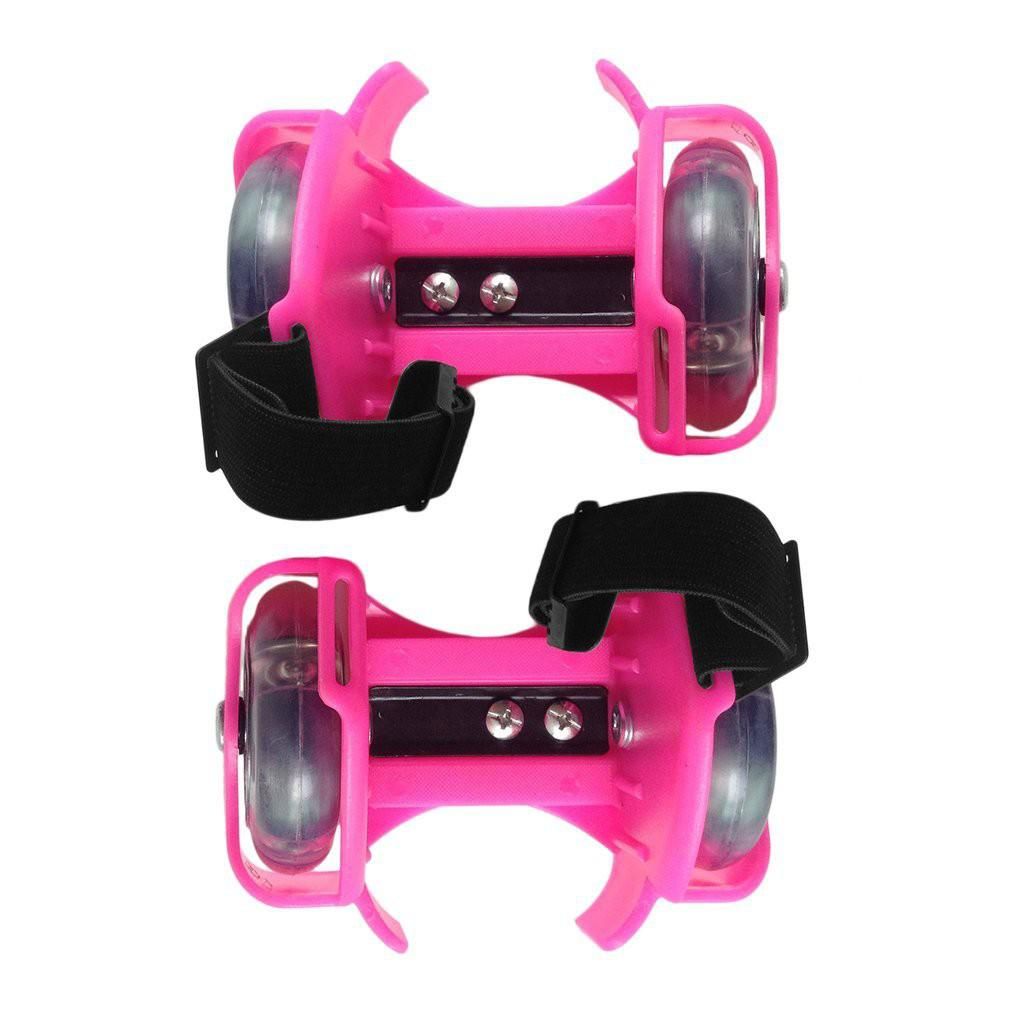 Adjustable Flashing Small Whirlwind Pulley/Wheel Heel Roller - Pink ...