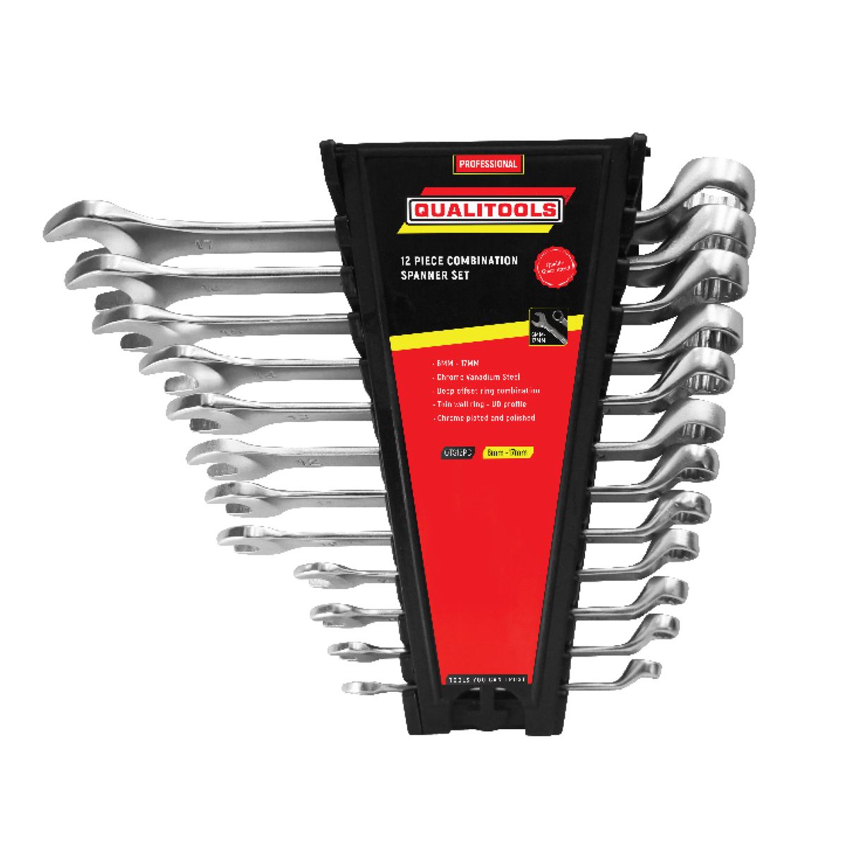 Qualitool Spanner Set - 12 Piece Deep Offset Combination | Shop Today ...