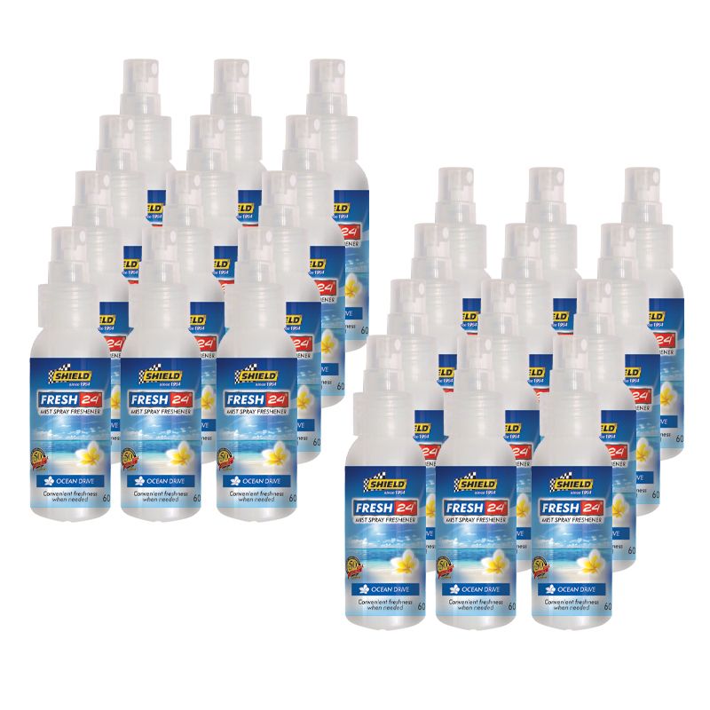 Shield - Fresh Mist Spray Freshener 60ml - Ocean Drive - 24 Pack | Shop ...