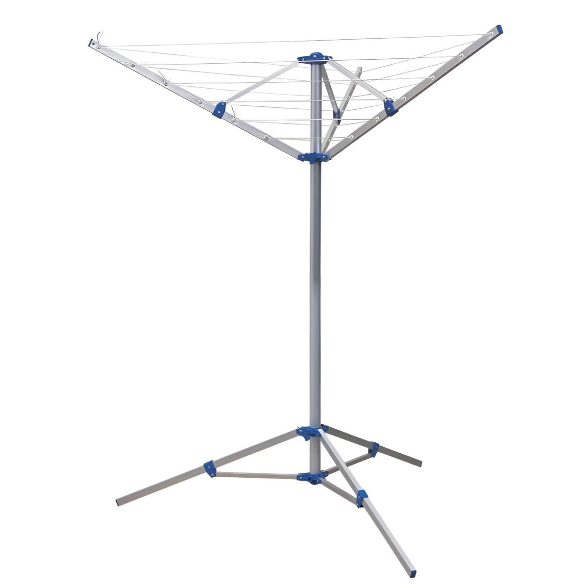 3 Arms Aluminum Alloy Portable Free Standing Washing line - Silver ...