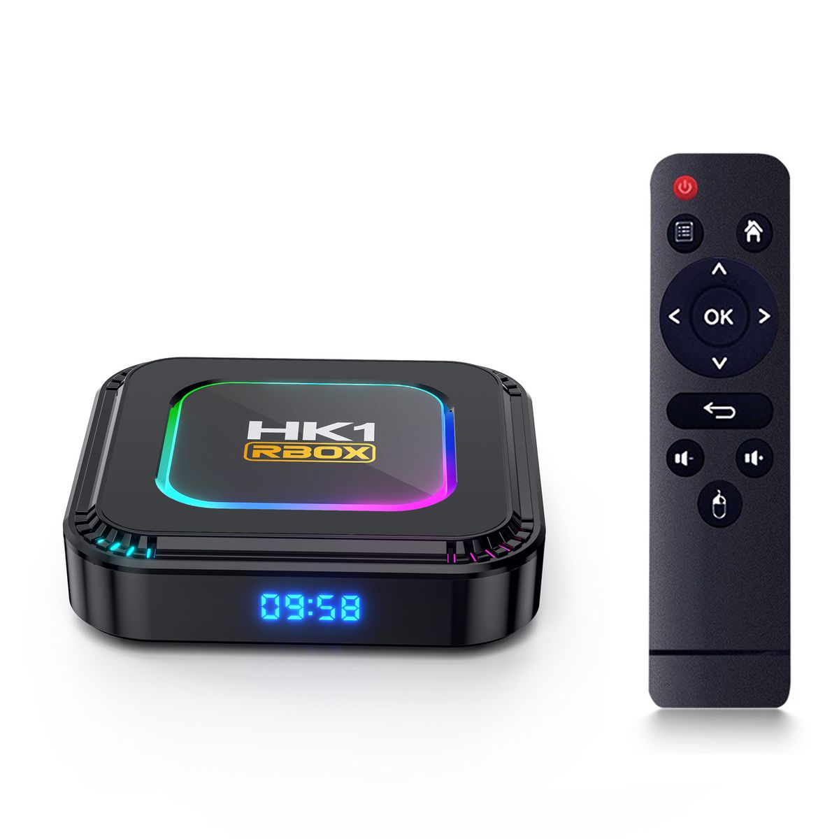 Android TV Box 13.0 4GB+32GB ROM RK3528 WiFi 6 Smart TV Box RGB Light ...