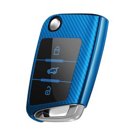 VW Polo TSi/Golf/Tiguan TPU Key Cover - Carbon Pattern | Shop Today ...