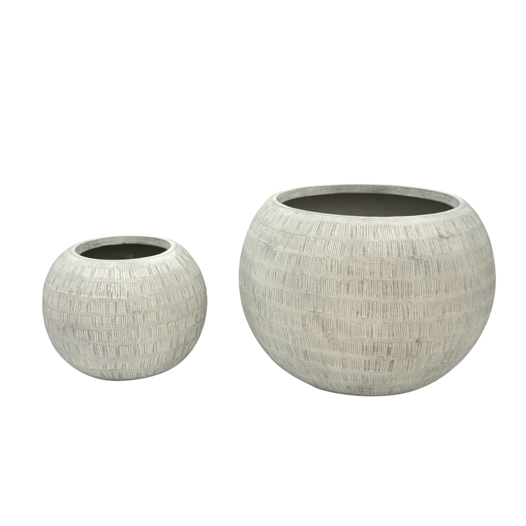 Flower Pots & Planters, Lightweight 13.5kg Set 2 Bosa Ball design ...
