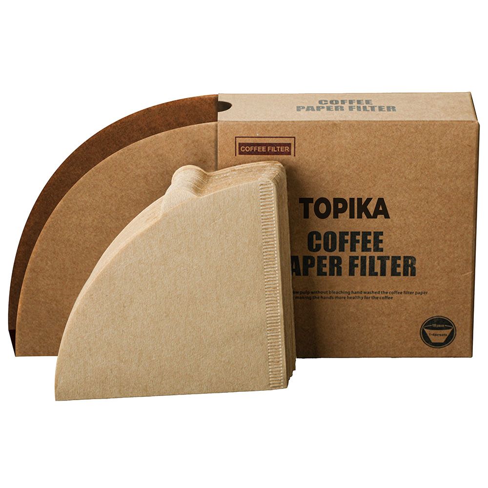 Topika V60 Pour Over Coffee Paper Filters 100Pcs Cone Coffee Filter ...