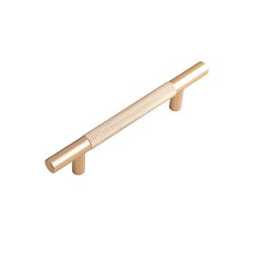 10 Pack Gold / Black Barrel Cabinet Pulls Cupboard Aluminum Handles ...