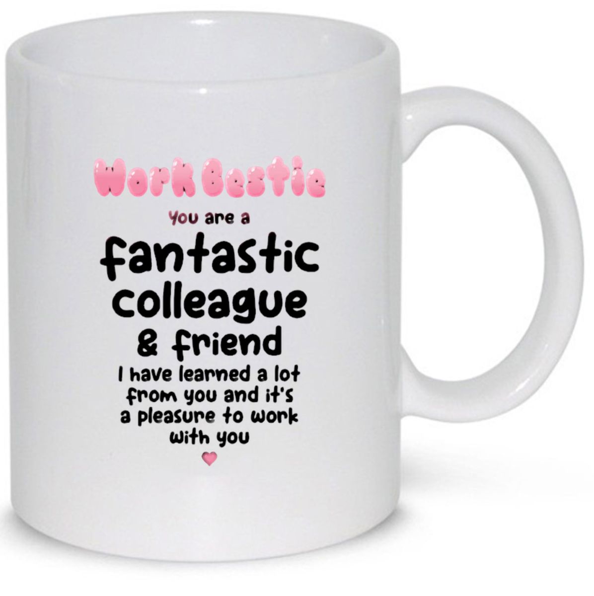 Work Bestie Fantastic Colleague Friend Birthday Christmas 11Oz Coffee ...