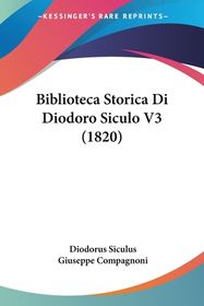 Biblioteca Storica Di Diodoro Siculo V3 (1820) | Shop Today. Get it ...
