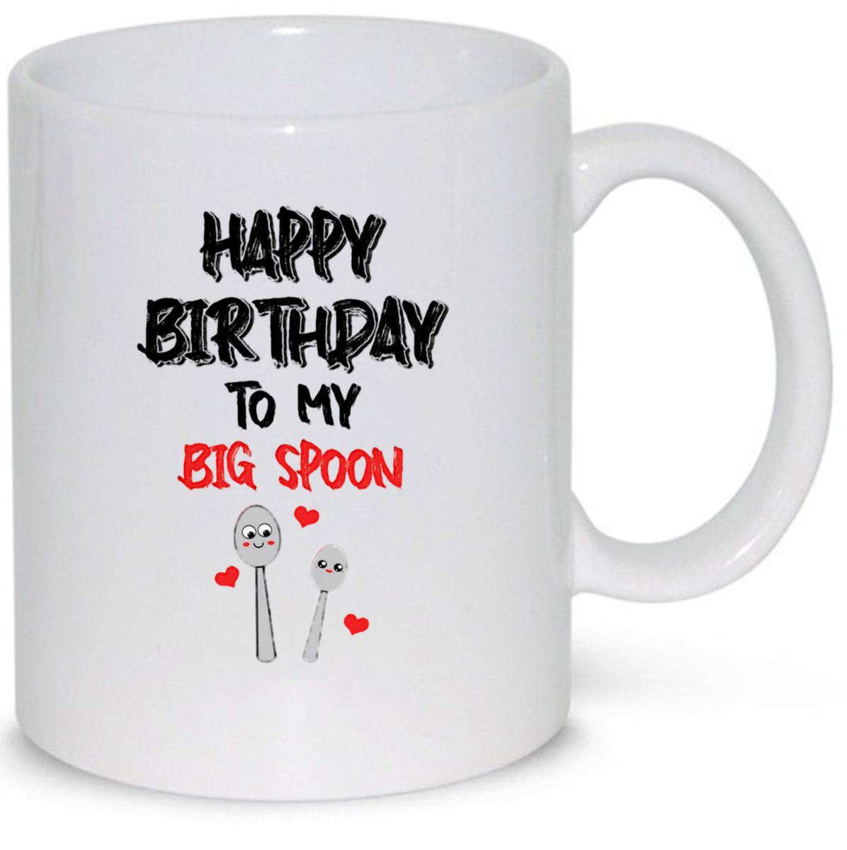 Happy Birthday To My Big Spoon For Her For Him Gift Mug | Shop Today ...