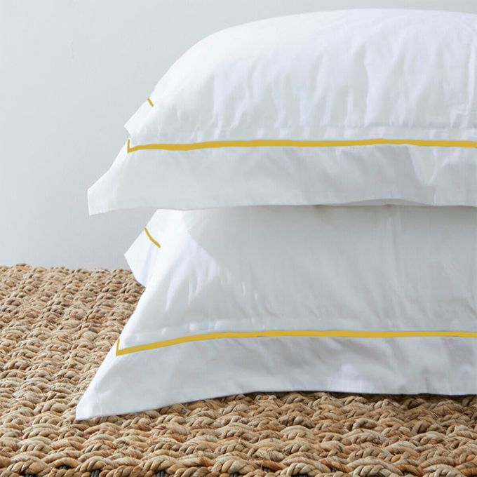 Premium Collection - Oxford Satin Stitch Pillow Cover Set (1set) | Shop ...