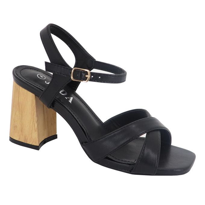 Jada Ladies Fashion Sandal Cross Over Detail High Heel | Shop Today ...