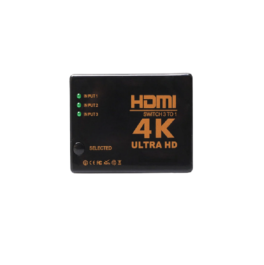 HDMI Switch Three in One 4K Utra HD With Remote Control | Shop Today. Get it Tomorrow ...