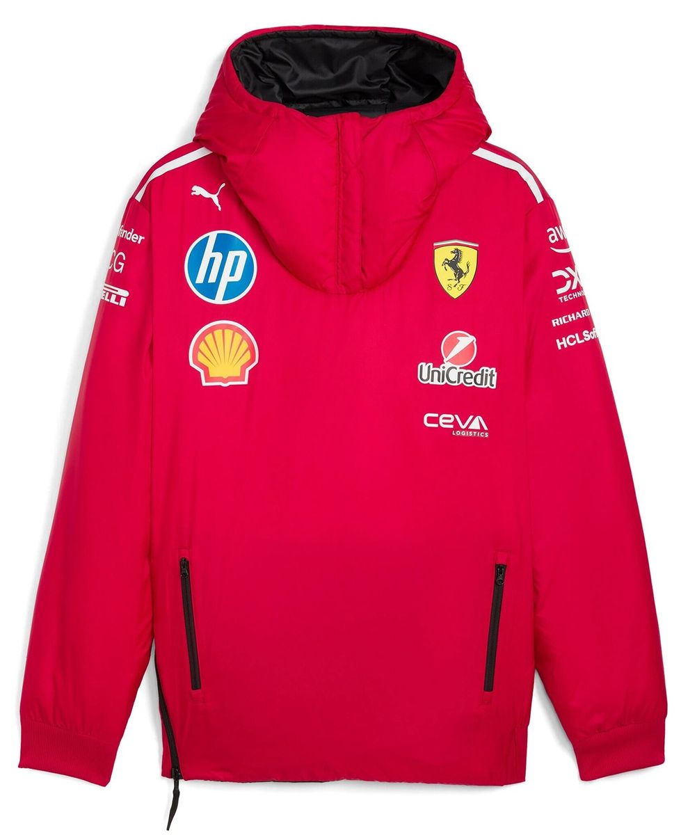 Scuderia Ferrari F1 Men's 2025 Team Reversible Jacket - Dark Cherry ...