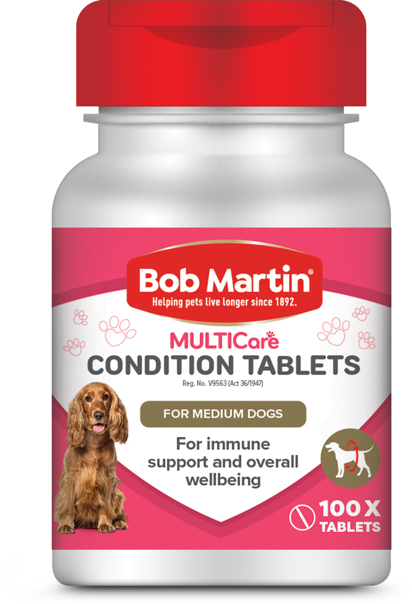 BOB MARTIN Multicare Conditioning Tablets for Medium Dogs from 4-14kg ...