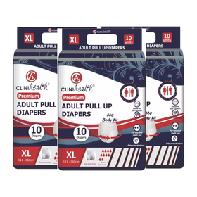3 x CliniHealth Adult Pull Up Premium Nappies Extra Large | Shop Today ...