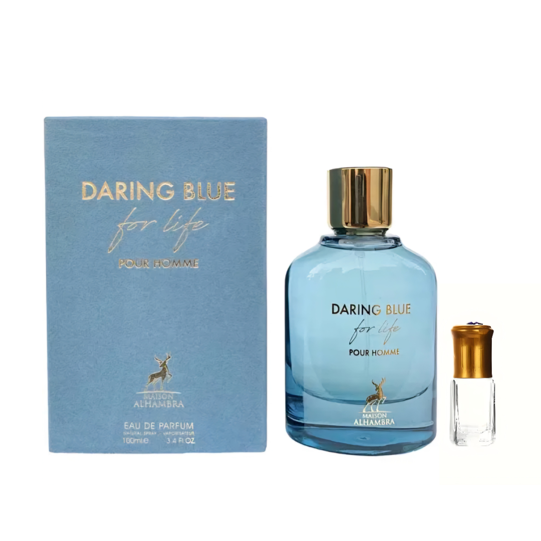 Daring Blue for Life by Maison Alhambra EDP - 100ml + Perfume Oil ...