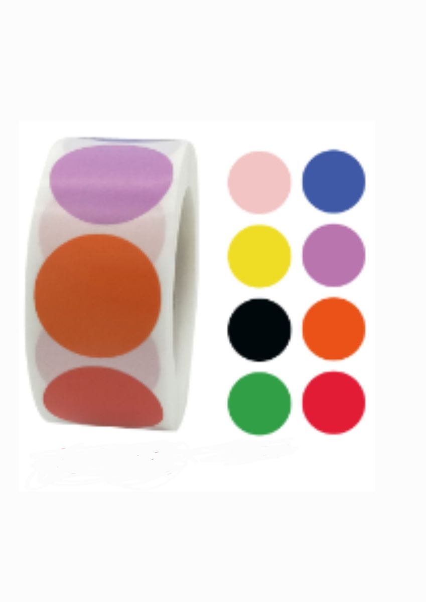Office filing business apparel gift color stickers - 25mm | Shop Today ...