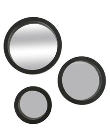3-Piece Round Decorative Mirror Pack - Black | Shop Today. Get it ...