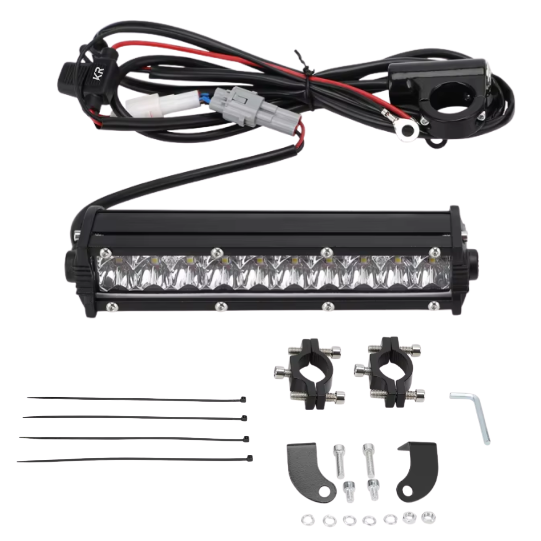 KR Custom Motorcycle LED Light Bar with Wiring & Switch | Shop Today ...