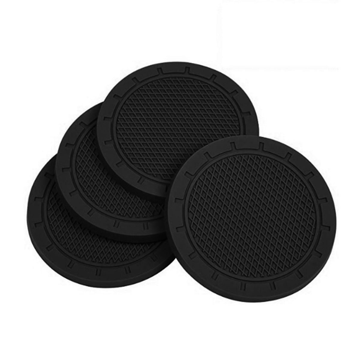Car Coasters, 4-Piece Set, Embedded Non-Slip Car Coasters. | Shop Today ...